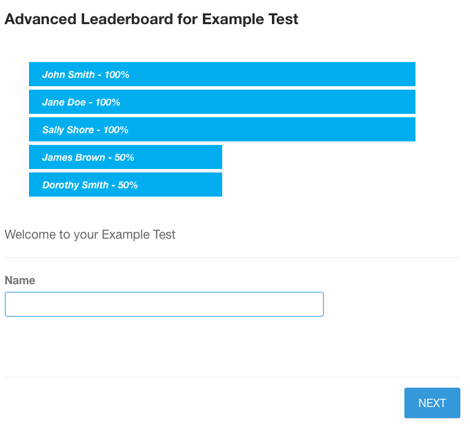 Advanced Leaderboard – Quiz And Survey Master