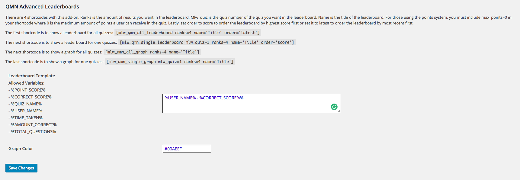 Advanced Leaderboard - Quiz And Survey Master