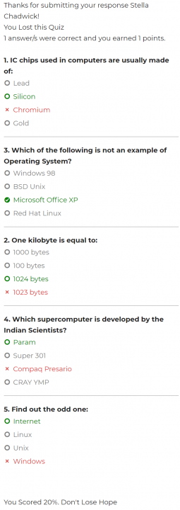 Extra Template Variables - Documentation Quiz And Survey Master