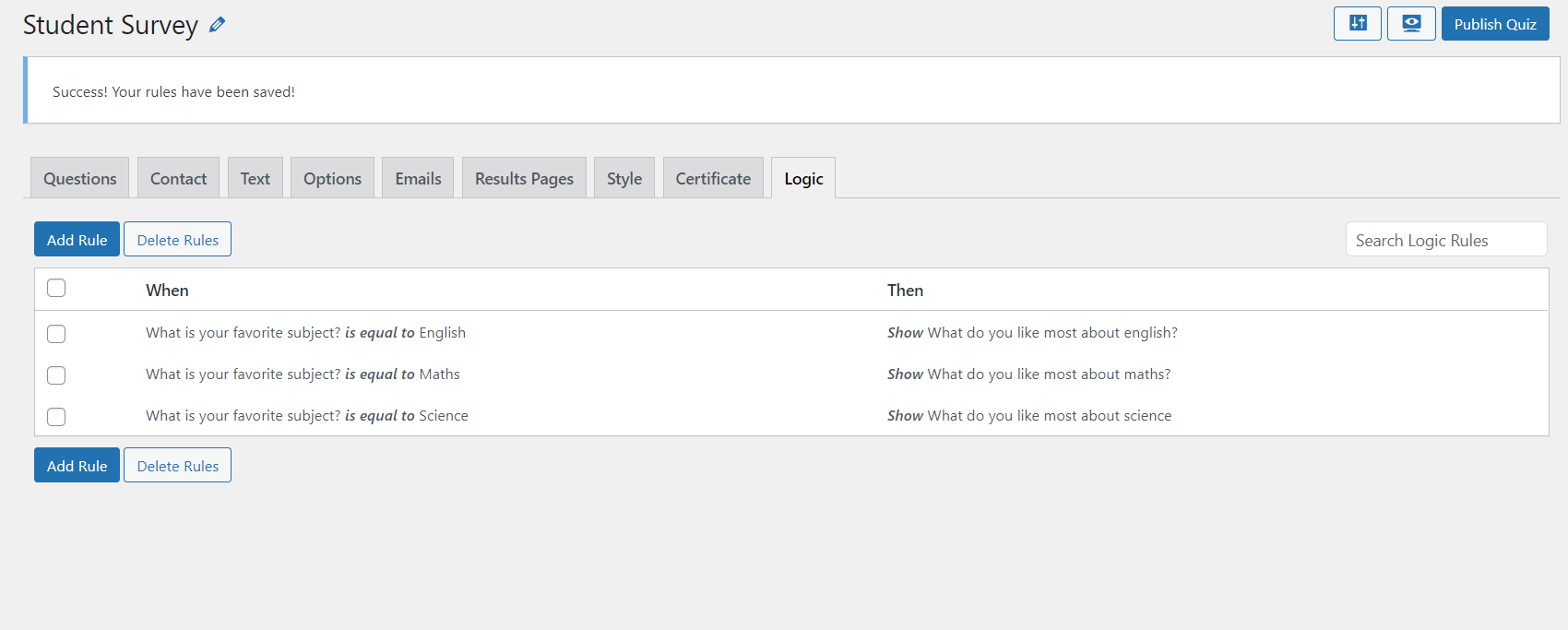 How to Create a Survey With Conditional Logic in WordPress? (2 Simple ...
