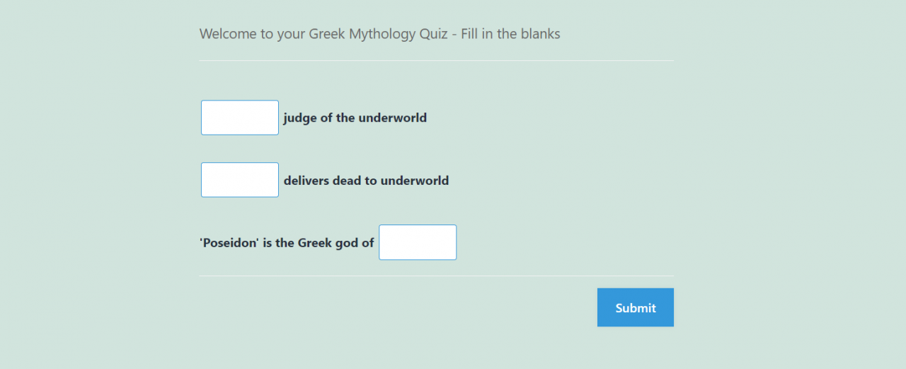 How to Create an Amazing Greek Mythology Quiz in WordPress? (4 Simple ...