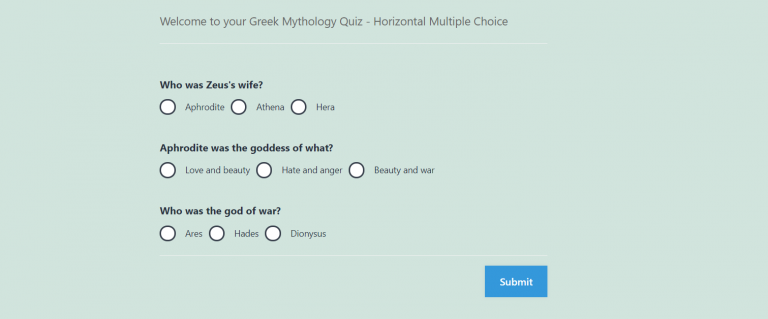 How to Create an Amazing Greek Mythology Quiz in WordPress? (4 Simple ...