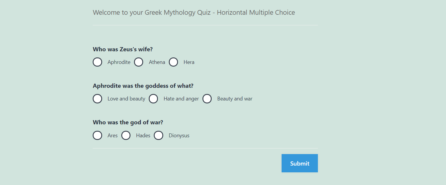 How to Create an Amazing Greek Mythology Quiz in WordPress? (4 Simple ...