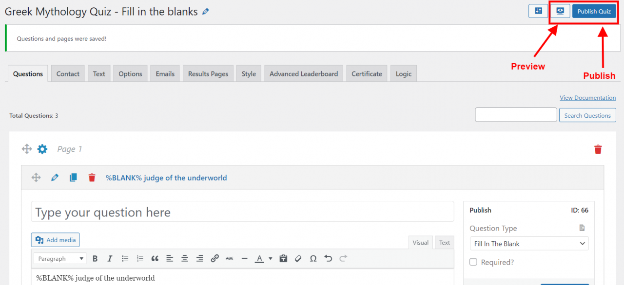 How to Create an Amazing Greek Mythology Quiz in WordPress? (4 Simple ...