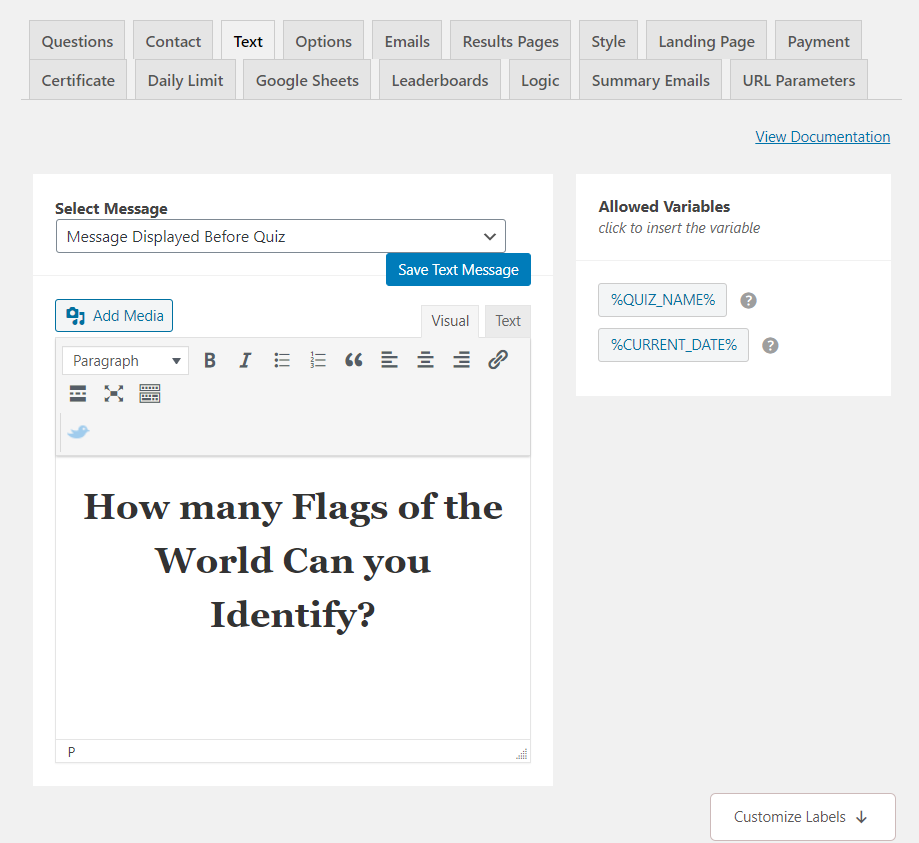 How to Create Flags of the World Quiz in 4 Easy Steps? - QSM