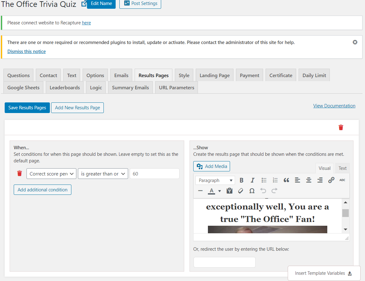 How to Create the Office Trivia Quiz in 4 Easy Steps? - QSM