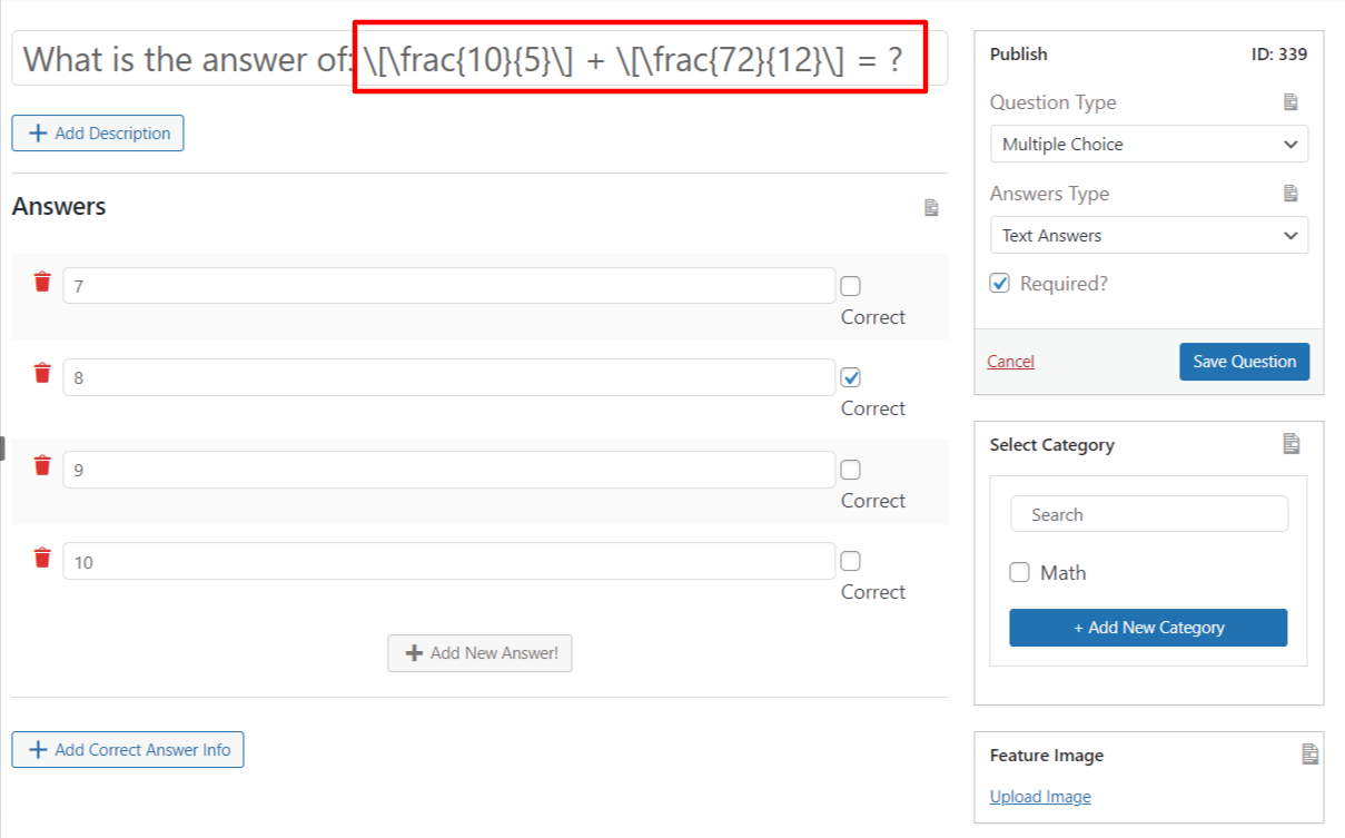 How to Create an Interactive Maths Quiz with Symbols in 4 easy steps! - QSM