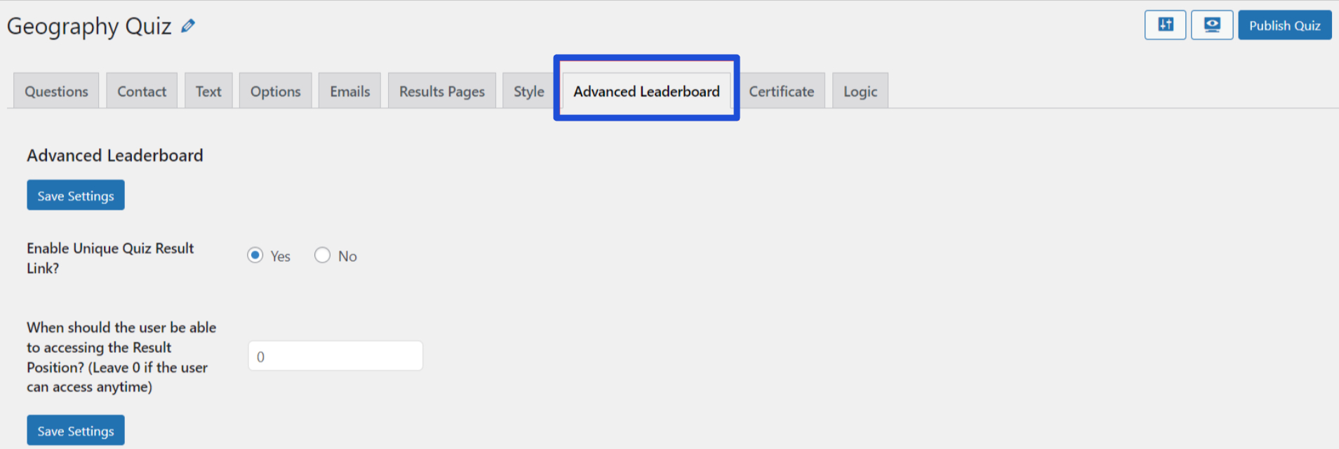 How to Use the WordPress Leaderboard Plugin to Make a Quiz Competition ...