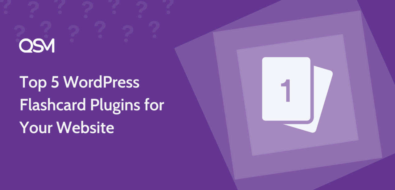 Top 5 WordPress Flashcard Plugins for Your Website - QSM