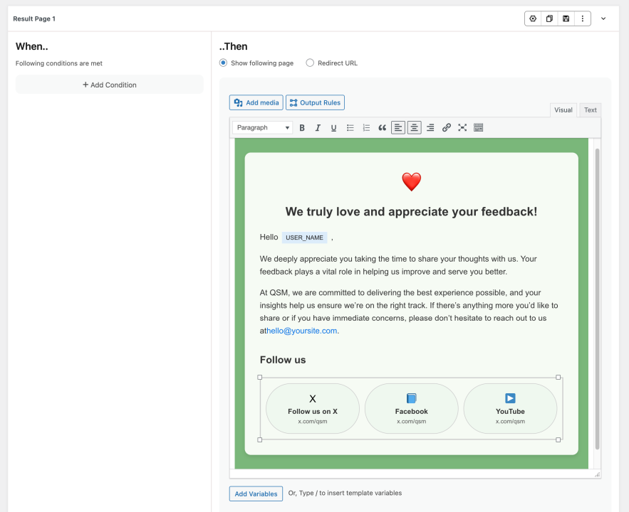 Setting up Template Library - Documentation Quiz And Survey Master
